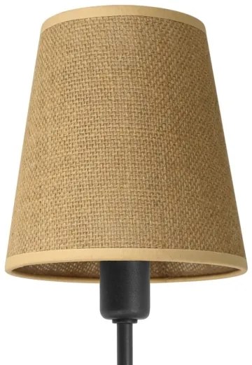 Nástěnná lampa MADELA 1xE14/40W/230V juta/černá
