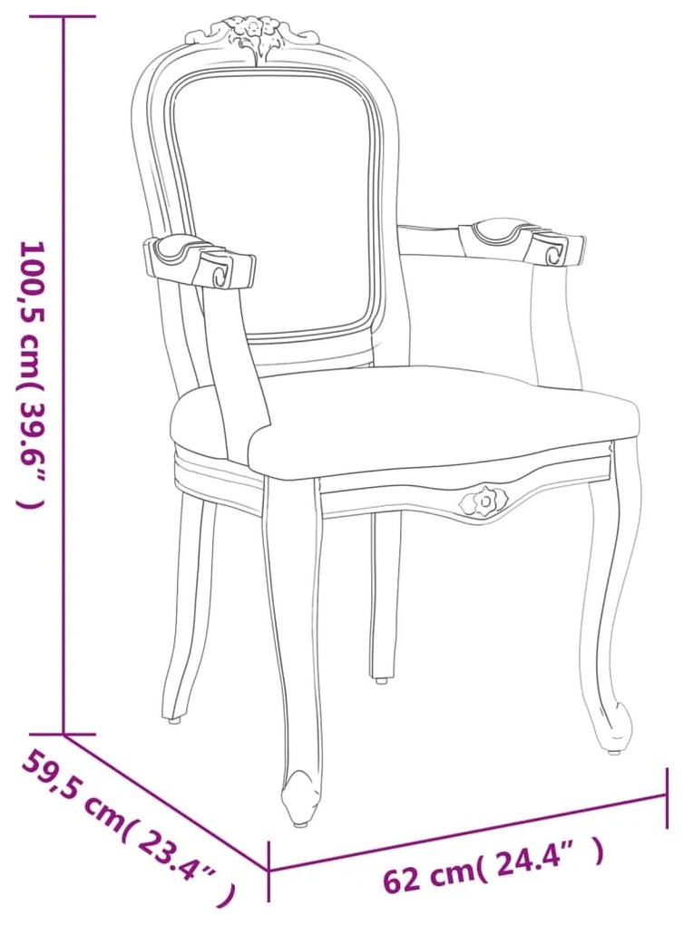 Jídelní židle 2 ks tmavě šedé 62 x 59,5 x 100,5 cm textil - Default Title