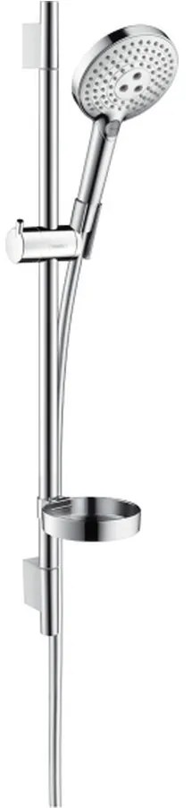 Hansgrohe Raindance Select S, sprchová souprava 120 3jet se sprchovou tyčí 90 cm a miskou, chromová, HAN-26631000