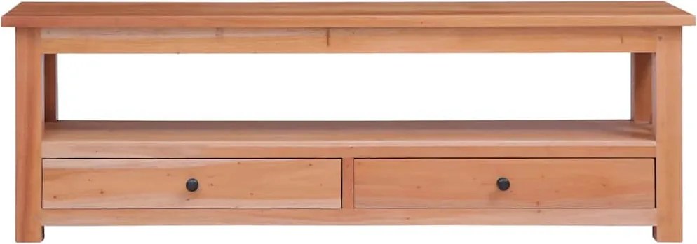 TV stolek 115 x 30 x 40 cm masivní mahagonové dřevo 337081