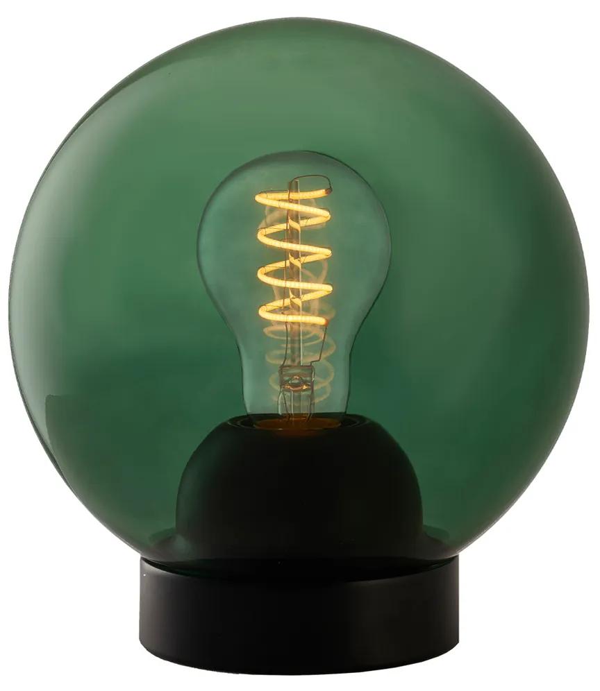Halo Design 743278 stolní lampa ze skla Bubbles, zelená, 18cm