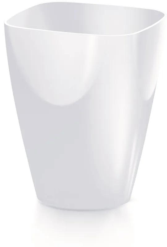 Prosperplast Květináč COUBI ORCHID hranatý bílý 13,2 cm