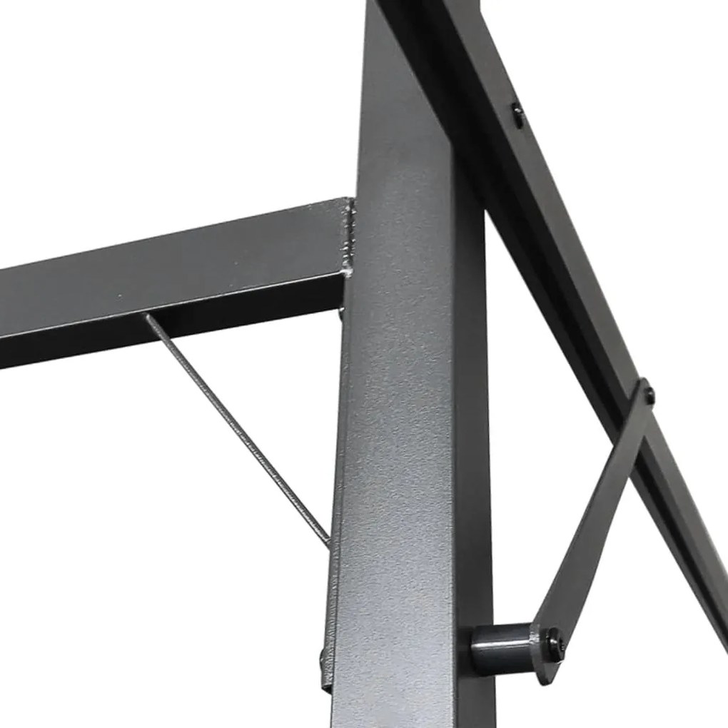 Pergola Se Zatahovací Střechou Krémová 589 X 292 X 230 Cm