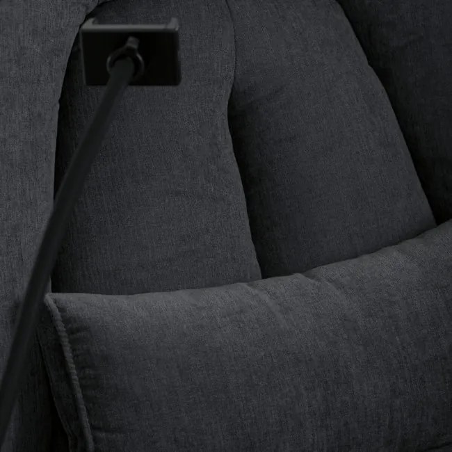 Polohovací křeslo šedé, elektrické TV-7089 GREY2