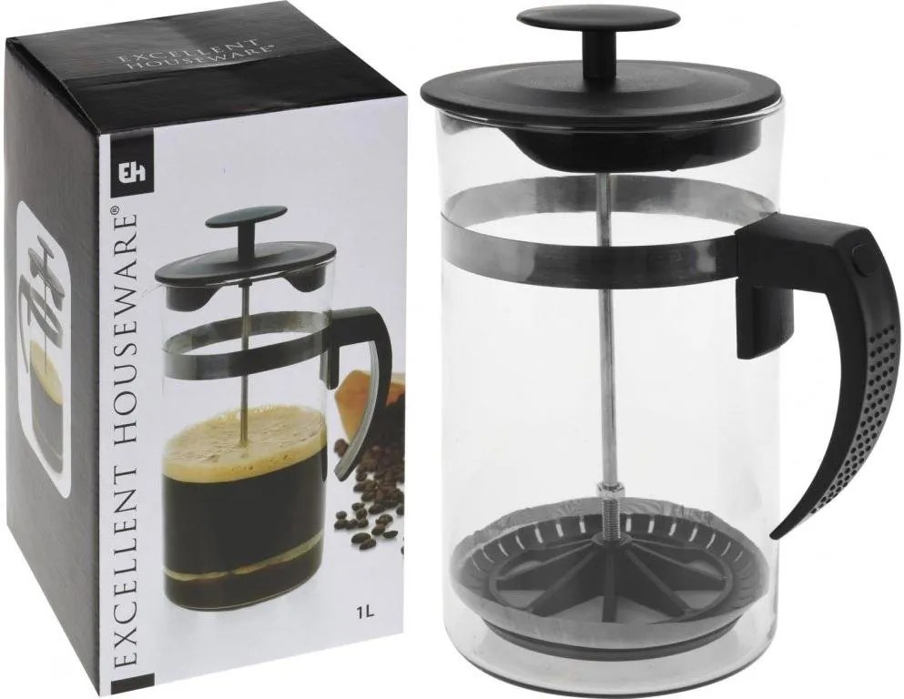 French press koopman french press coffee 1l