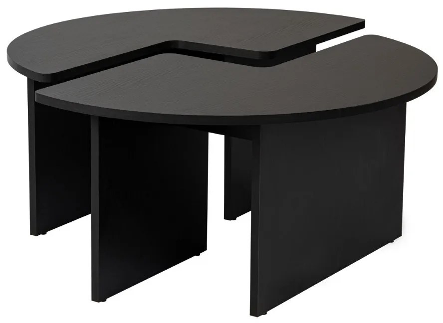 Designový konferenční stolek Zakwani 90 cm černý