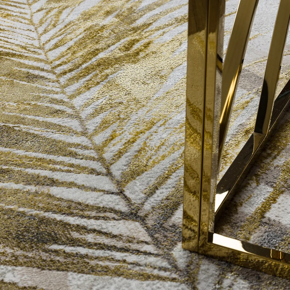 Dywany Łuszczów, Kusový koberec Bliss Z216AZ137 cream/gold, 120x170, béžová, kancelář