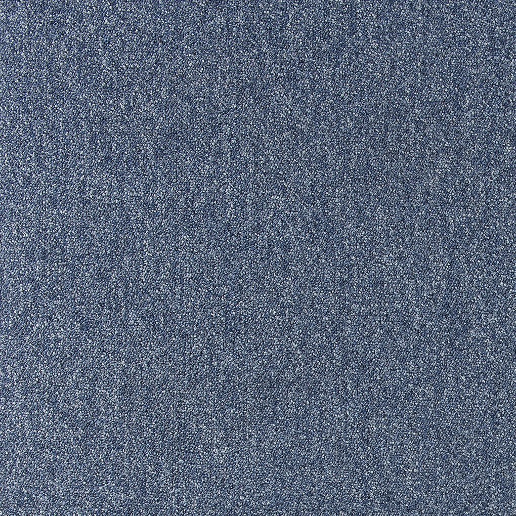 Tapibel, Metrážový koberec Cobalt SDN 64062 - AB modrý, zátěžový, na míru, šíře 4m, modrá, ab (mřížka), chodba / předsíň