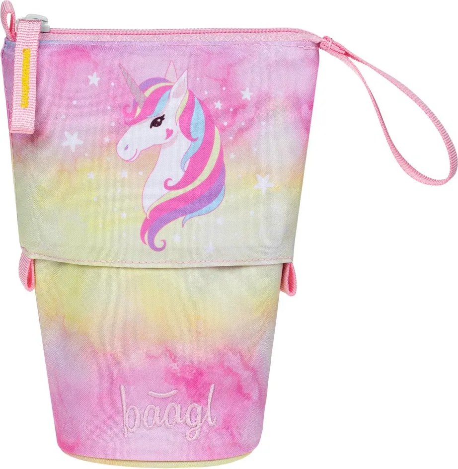 BAAGL Školní penál Pastelkovník Rainbow Unicorn GRS