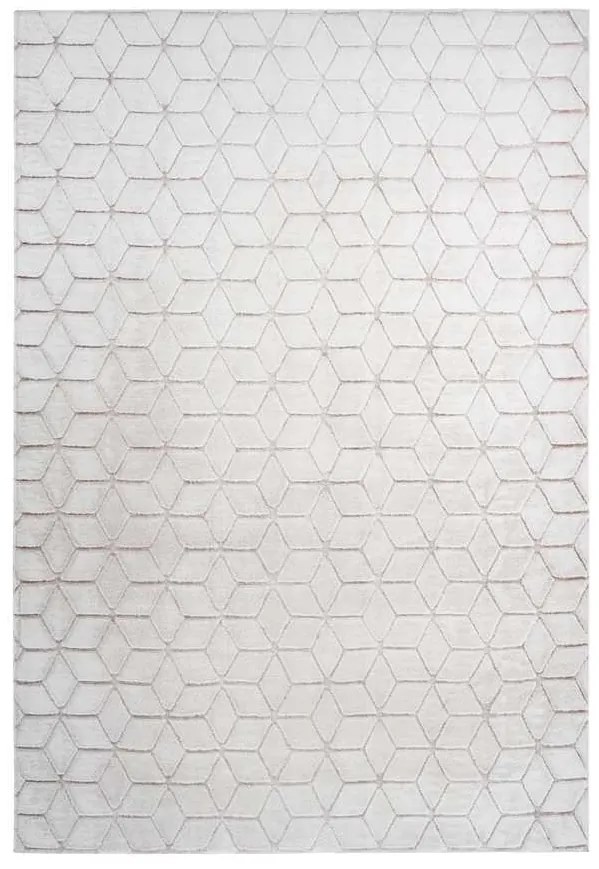 Kusový koberec Vivica 125 Bílá / Rosé 160 x 230 cm