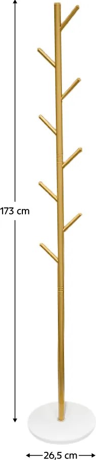 Věšák, zlatá, TUKAN