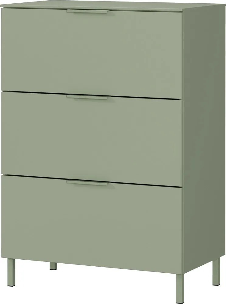 Zelená matná skříňka 68x98x40 cm Savoca – Germania