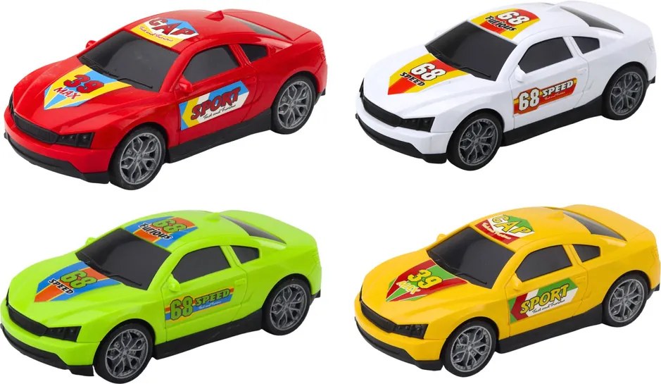 LEAN Toys Odtahový kamion Lora, sada 4 autíček, otevíratelné dveře, světla a zvuky