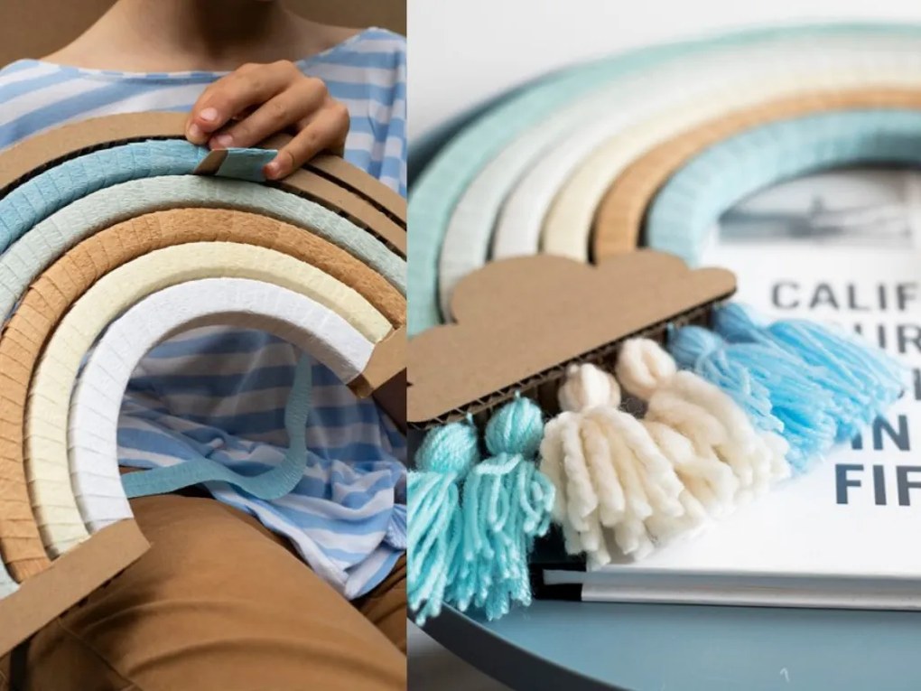 Koko Cardboards DIY Rainbow Beach