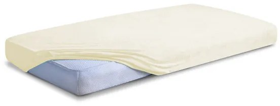 BABYMATEX Prostěradlo froté 60x120 cm krémové