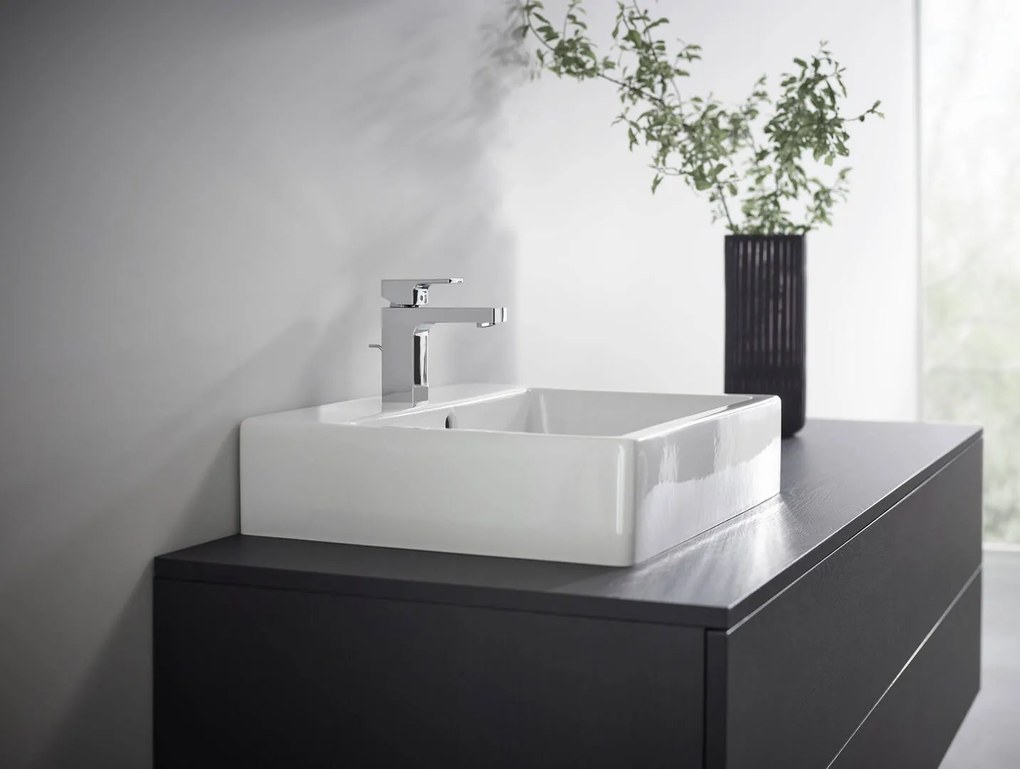 Hansgrohe Vernis Shape, umyvadlová baterie s výpustí, EcoSmart, chromová, 71561000