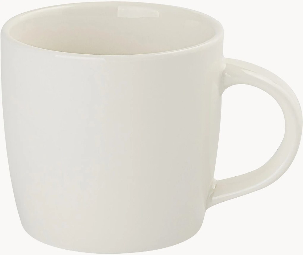 Sada porcelánových hrnků Flow, 6 dílů