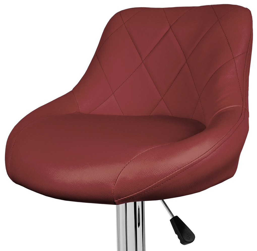 Aga Barová židle MR2000 Tmavě červená