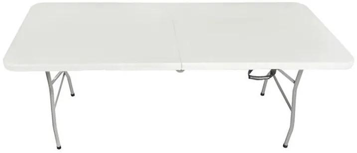 Malatec Skládací stůl půlený 240 cm - bílý, 2466