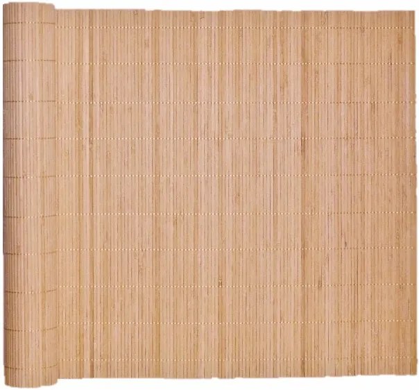 Bamboo Rohož bambusová, za postel, světle hnědá, 120 x 200 cm