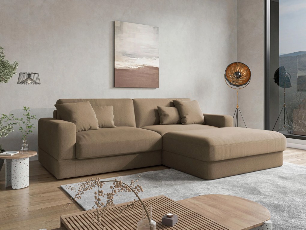 XXXLutz ROHOVÁ SEDAČKA, textil, hnědá Sit & More - Sedací soupravy - 000144027401