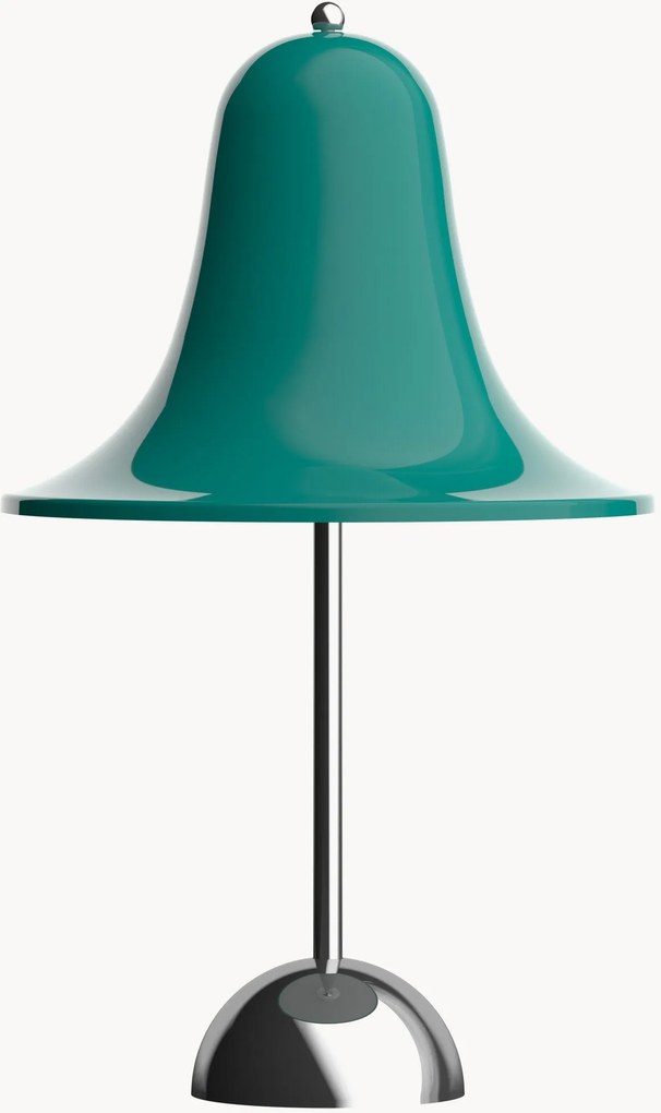 Malá přenosná stmívatelná stolní LED lampa Pantop, design Verner Panton