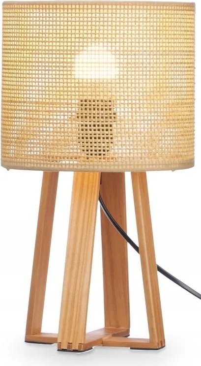Lampa na noční stolek boho Natural, 36 cm