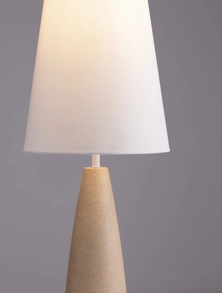 Bílá/krémová stojací lampa (výška 130 cm) Mizu – Nova Luce