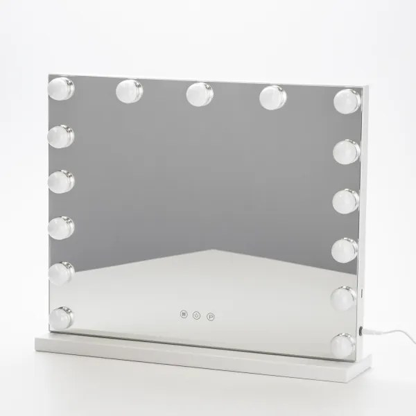 BRILAGI - LED Stmívatelné make-up zrcadlo HOLLYWOOD LED/15W/230V CCT + USB bílá
