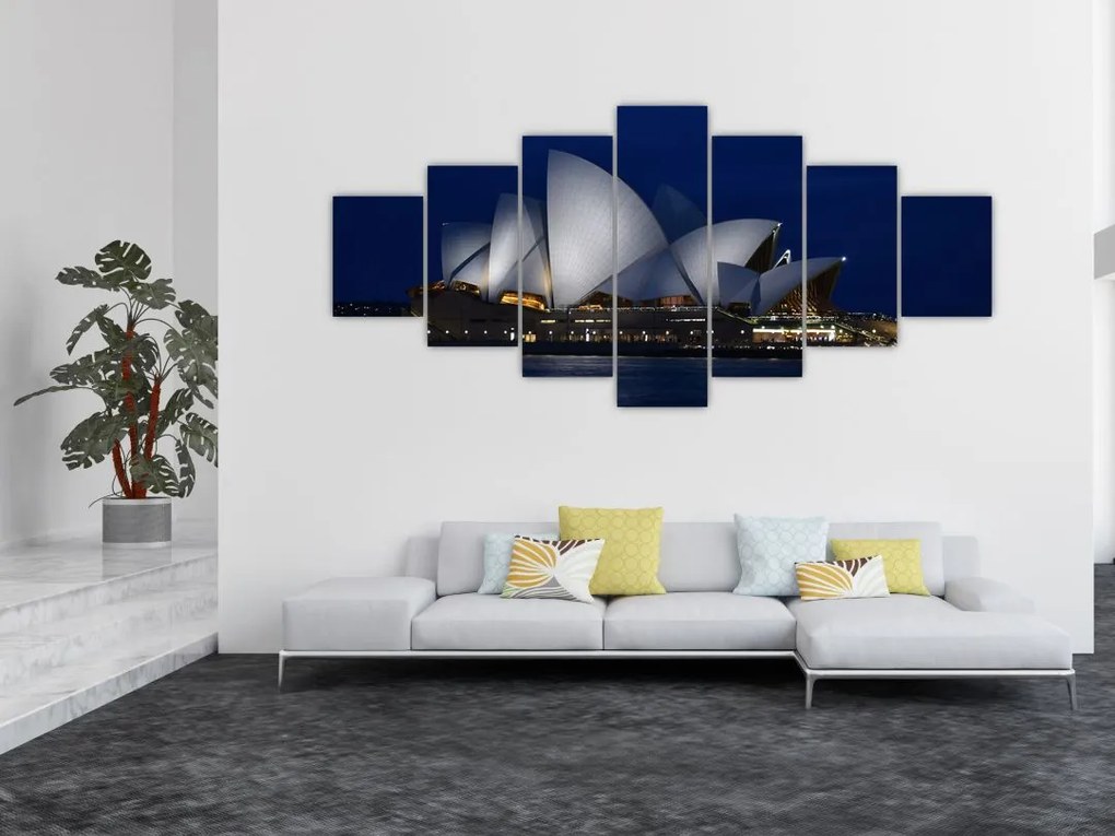 Obraz nočního Sydney (210x100 cm)