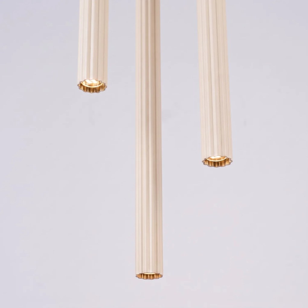 Sollux Lighting Závěsné svítidlo ARCHE 3P béžové