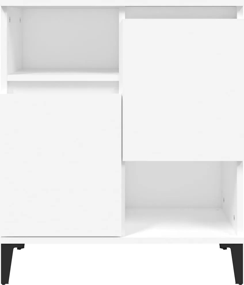 Příborníky 2 ks bílé 60 x 35 x 70 cm kompozitní dřevo 3185727