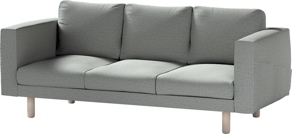 Potah na pohovku IKEA Norsborg 3-místná barva modrá látka pletený vzor