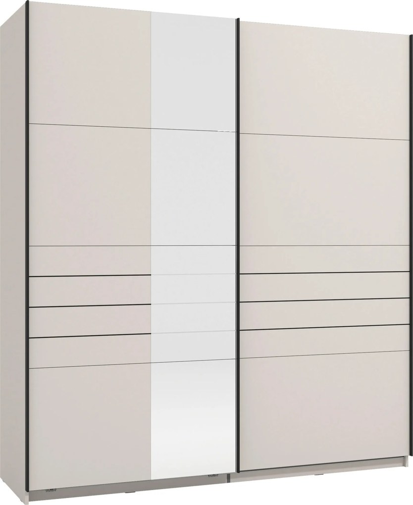XXXLutz SKŘÍŇ S POSOUVACÍMI DVEŘMI, kašmírová, 195/217,5/60 cm Xora - Šatní skříně - 000834015308