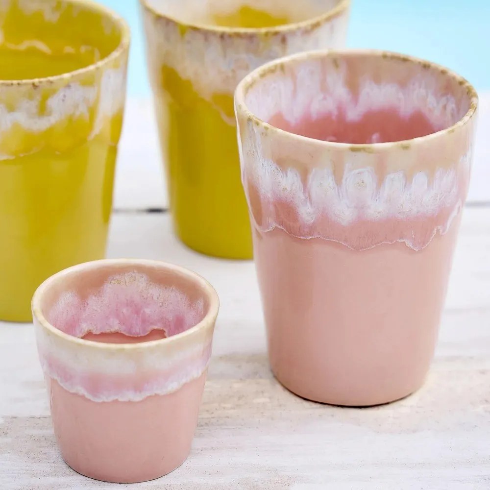 Růžový kameninový šálek na espresso Costa Nova Grespresso