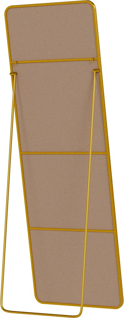 Zrcadlo Gurnee 150x50 cm – zlatá lesklá