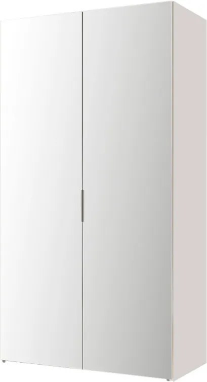 Skříň 2D 100 Zrcadlo, korpus bílý AL Módulní skříň Modus