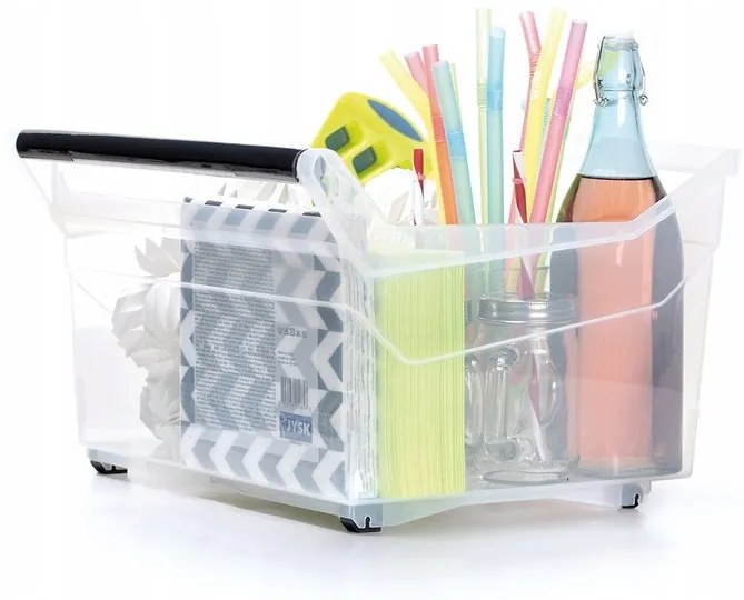 Prosperplast Úložný box, úzký s madlem, systémový NUK, 38x38x26, 29l