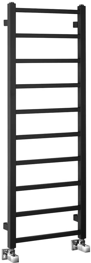 Sapho Sapho, MAKRO LIGHT topné těleso 400x1140 mm, černá matná, IR445TB