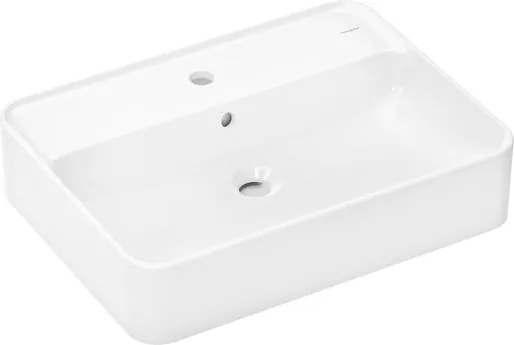 Hansgrohe Xuniva Q umyvadlo na desku 60x45 cm otvor pro baterii uprostřed 61082450