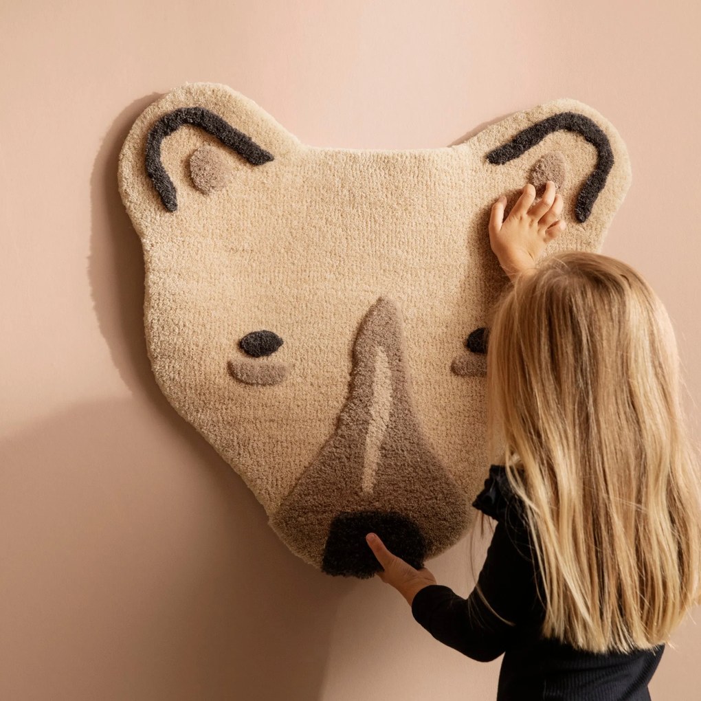 FERM LIVING Kobereček Tufted Polar Bear Head