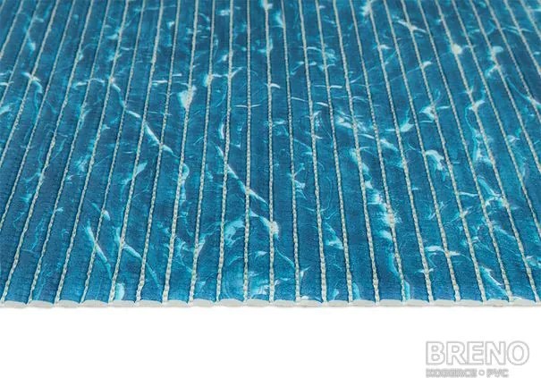 Breno Koupelnová pěnová předložka SOFTY-TEX 79829.2 vodní hladina, šíře 65 cm, Modrá