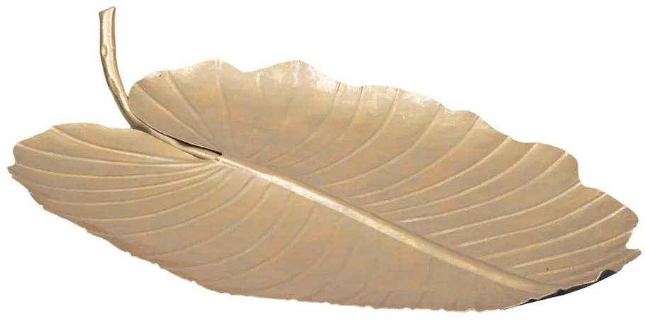 Dekorace ve zlaté barvě Mauro Ferretti Leaf, 35,5 x 23 cm
