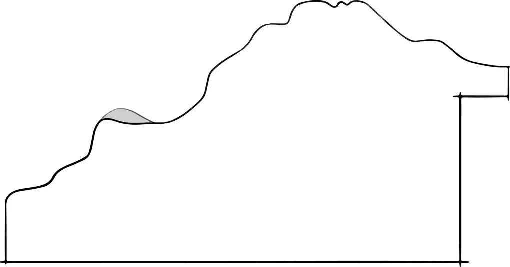 DANTIK - Zarámované zrcadlo - rozměr s rámem cca 50x120 cm z lišty ZVRATNÁ zdobná zlatá (2888)