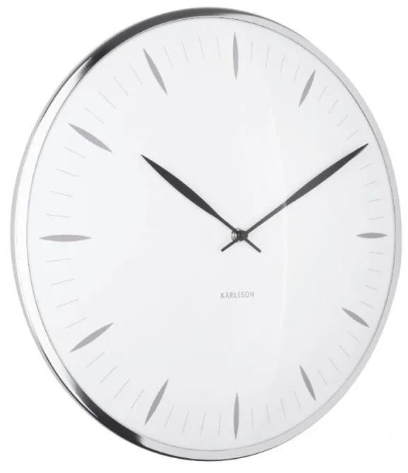 Designové nástěnné hodiny 5761WH Karlsson 40cm