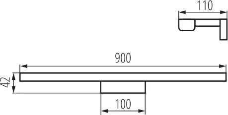 Nástěnné LED svítidlo Kanlux ASTEN LED IP44 15W-NW neutrální bílá 26685