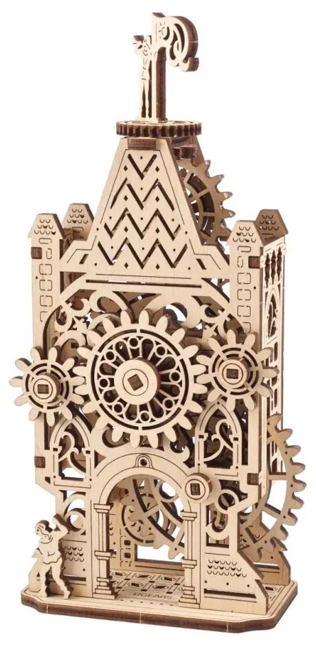 Ugears 3D mechanické puzzle Hodinová věž 44 ks
