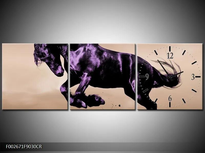 Obraz fialového koně  (90x30 cm), 40 dalších rozměrů