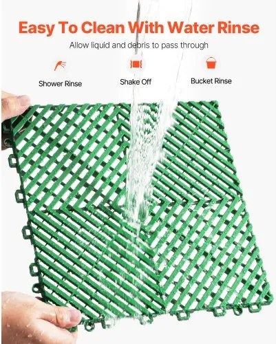 Zámková drenážní rohož Odvodňovací polštář 30,5 × 30,5 cm