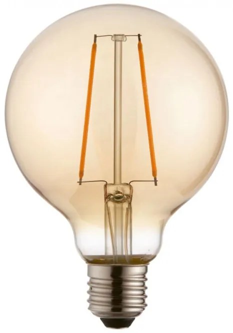 Brilliant 77109 Skleněná LED žárovka E27 G95 Filament GLOBE
